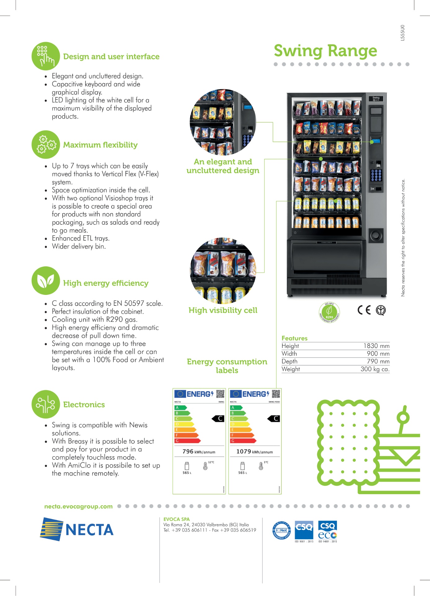Necta Swing :: Plus Vending Services